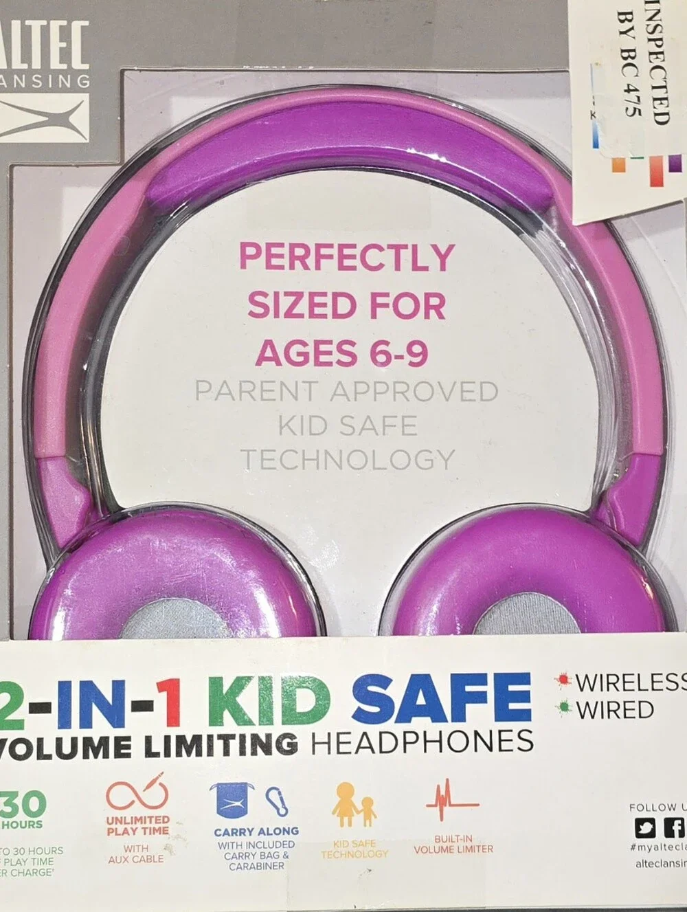 Altec Lansing | Headphones | Altec 2in Kid Safe Headphones | Poshmark